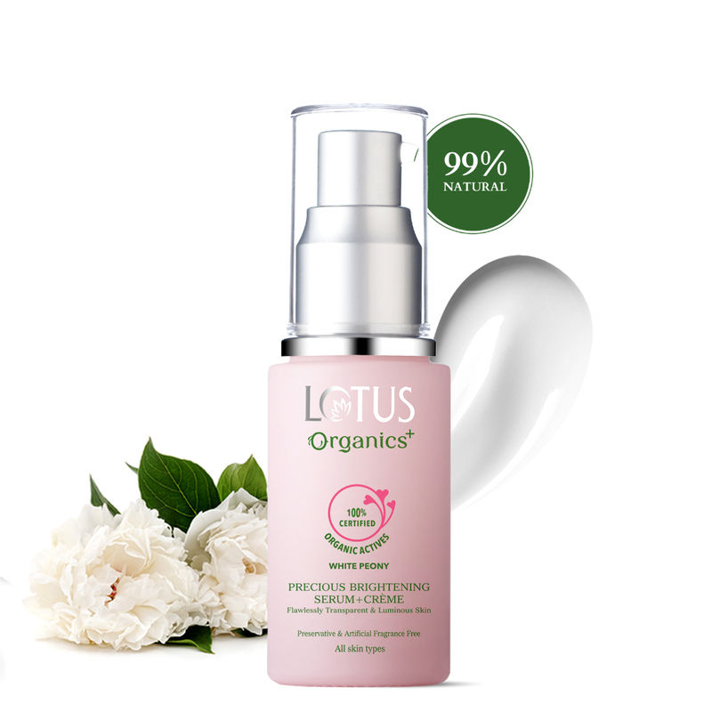 Buy Lotus Organics Precious Brightening Serum + Creme Online
