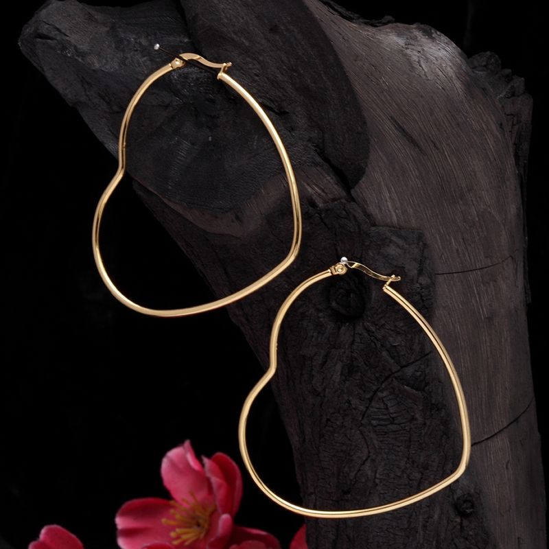 Buy Moedbuille Handcrafted Contemporary Design Gold Plated Heart Shaped ...