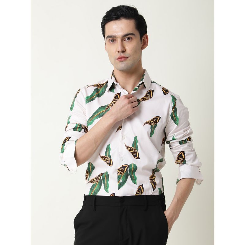 Buy RARE RABBIT Lafey Off White Shirt Online