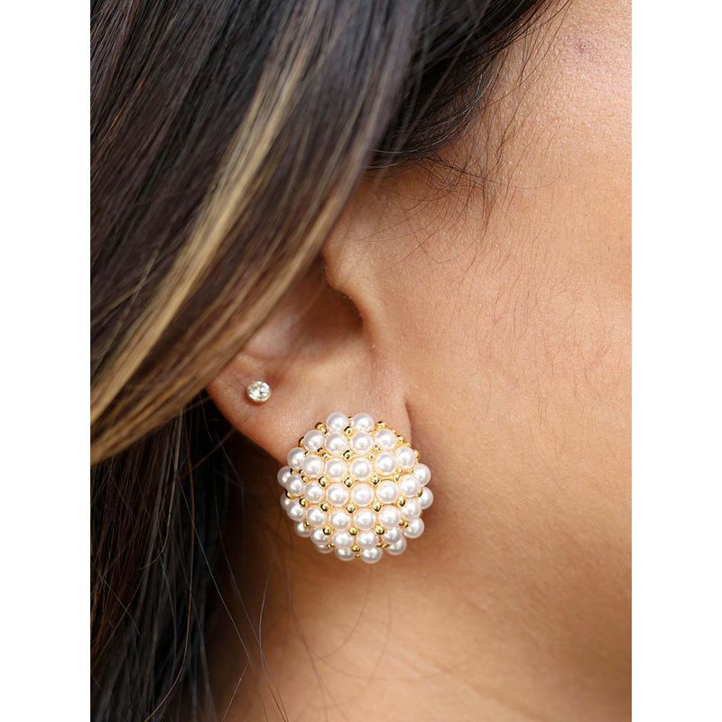 Buy Viari Accessories Pearl Studs Online