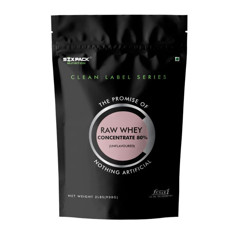 Buy Six Pack Nutrition Raw Whey Protein Powder Concentrated 80% ...
