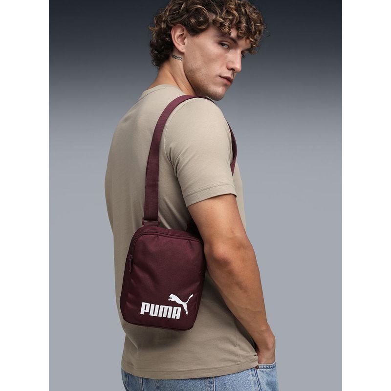 Buy Puma Red Solid Phase Portable Sling Bag Online