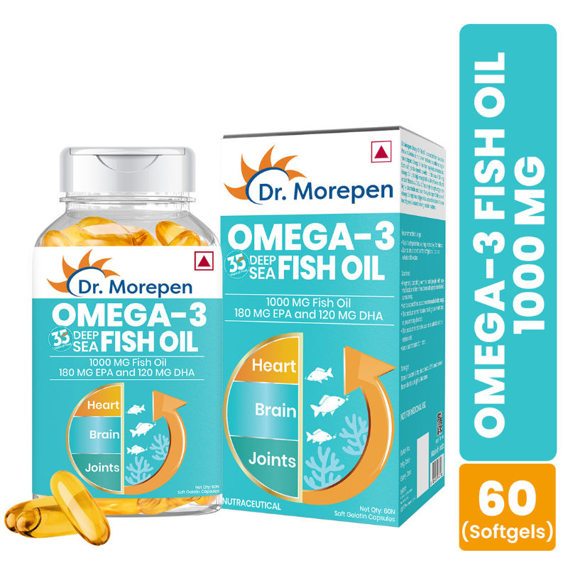 Buy Dr. Morepen Omega-3 Deep Sea Fish Oil Online