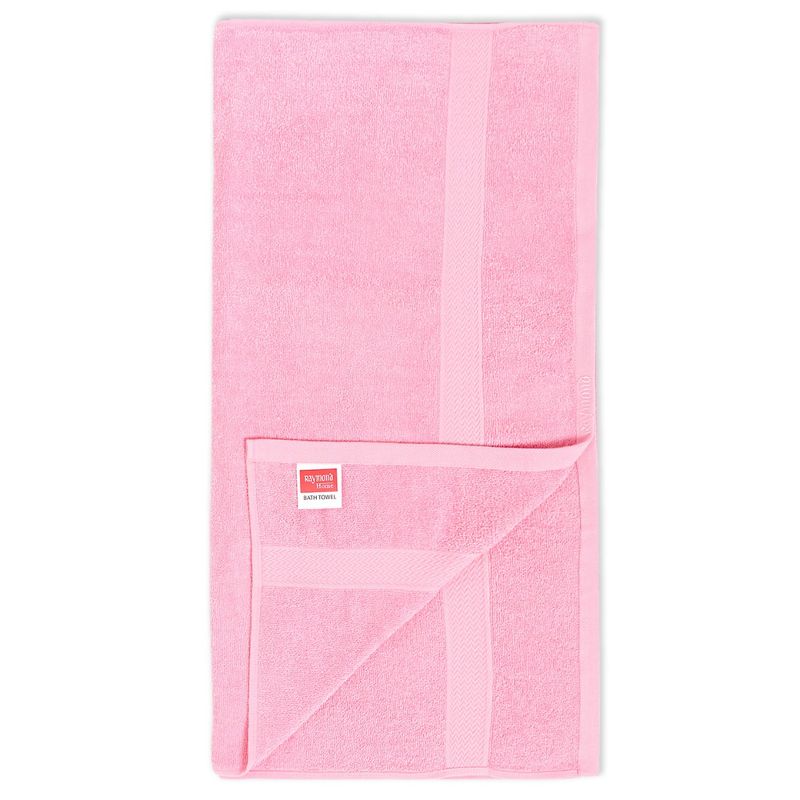 Buy RAYMOND HOME 380 GSM 100 Percent Cotton Pink Towel Online