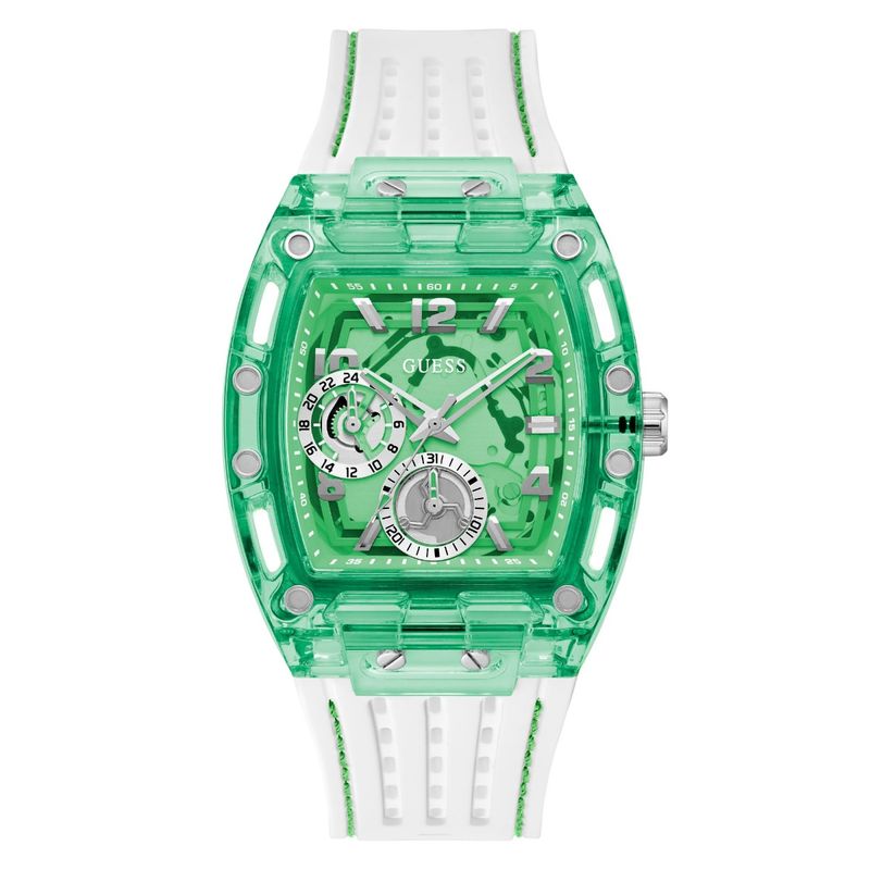 Buy Guess Phoenix Green Rectangle Dial Analog Men Watch - Gw0499G10 (M ...