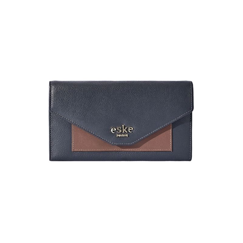 Buy Eske Percy Genuine Leather Trifold Women's Wallet Multi-Color Online