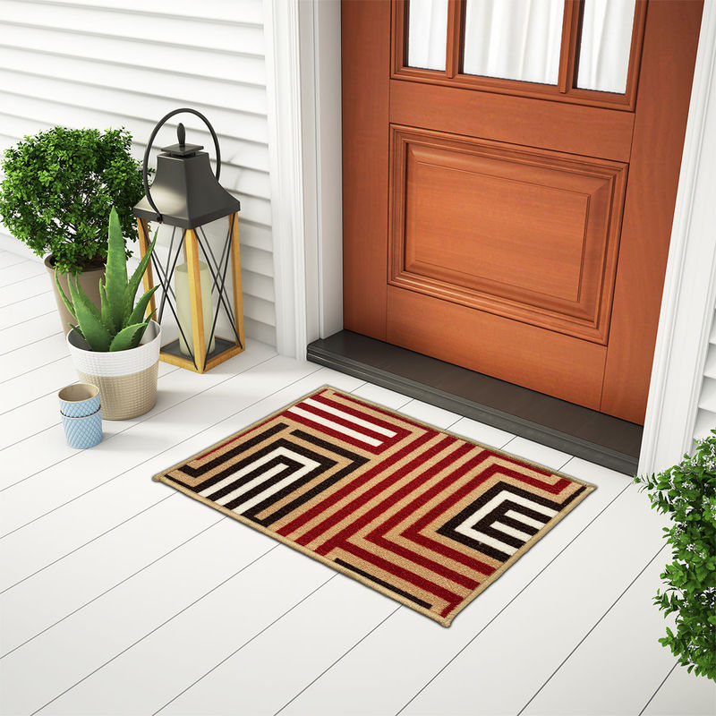 Buy Spaces Nylon Foot Mats Small Anti Skid Stain Resistant Dust ...