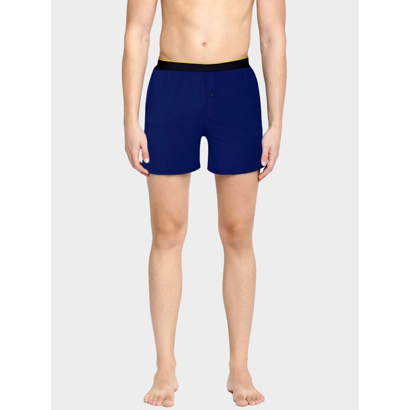 Buy Bummer Galactic Micro Modal Men's Boxer - Blue Online