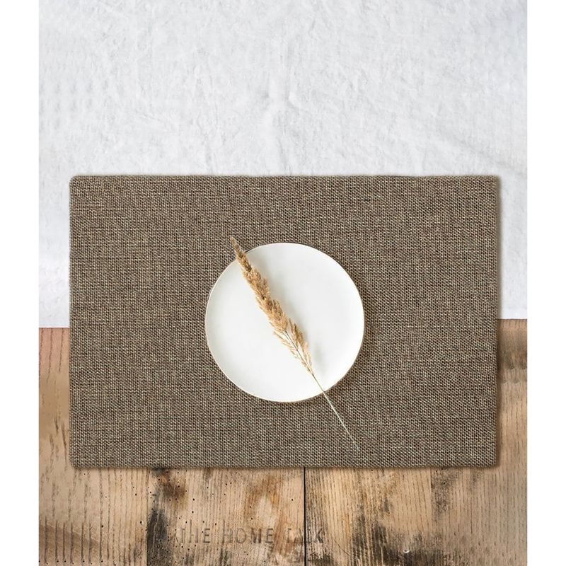 Buy THE HOME TALK Table Placemat Cloth Best For Bed-Side Table, Jute ...
