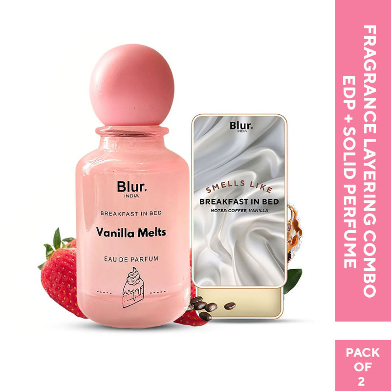 Buy BLUR India Layering Combo Vanilla Melts EDP + Breakfast In Bed ...
