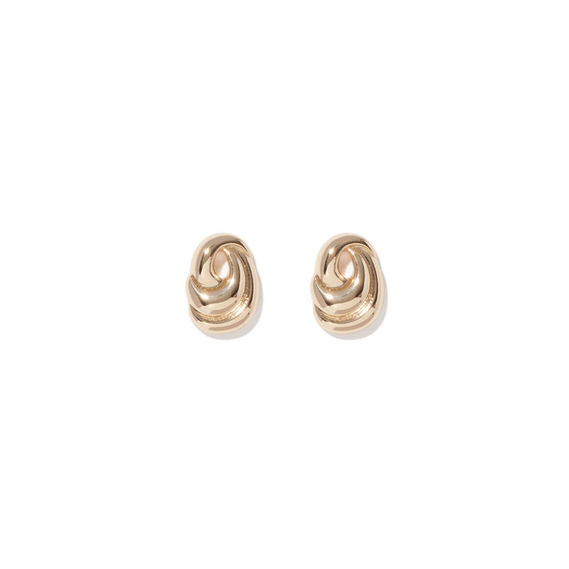 Buy Forever New Celine Oval Curve Stud Online
