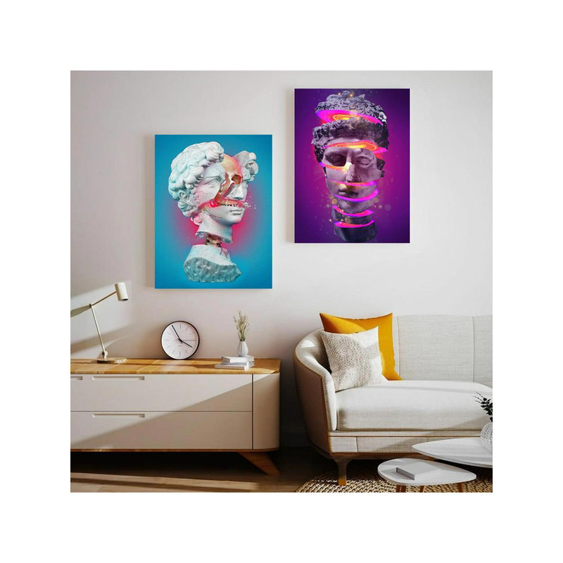 Buy The Artment Faces Of Reality Canvas Matte Finish Multi With Out ...