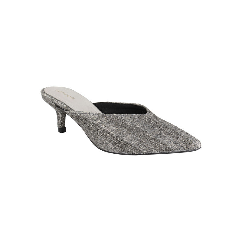 Buy CATWALK Grey Solid Mules Online