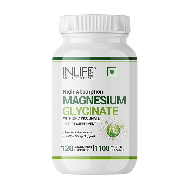 Buy Inlife Magnesium Glycinate Supplement With Zinc Picolinate Online