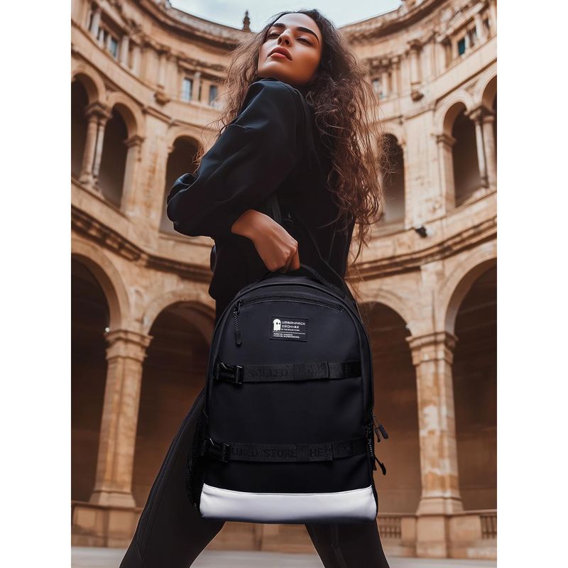 Buy The Souled Store Originals: Timeless Black Backpack Online