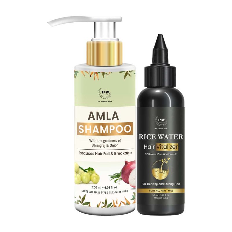 TNW The Natural Wash Amla Shampoo and Hair Vitalizer Combo: Buy TNW The ...