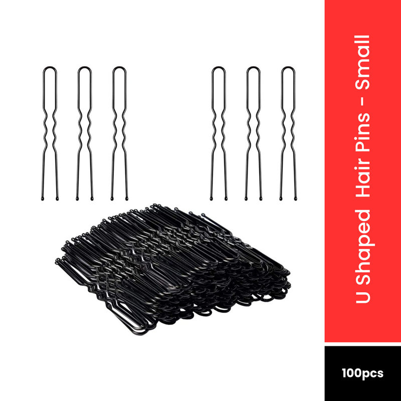 Buy Beautiliss U Shape Hair Pins Small Thick Black Ball Tip Metal For ...