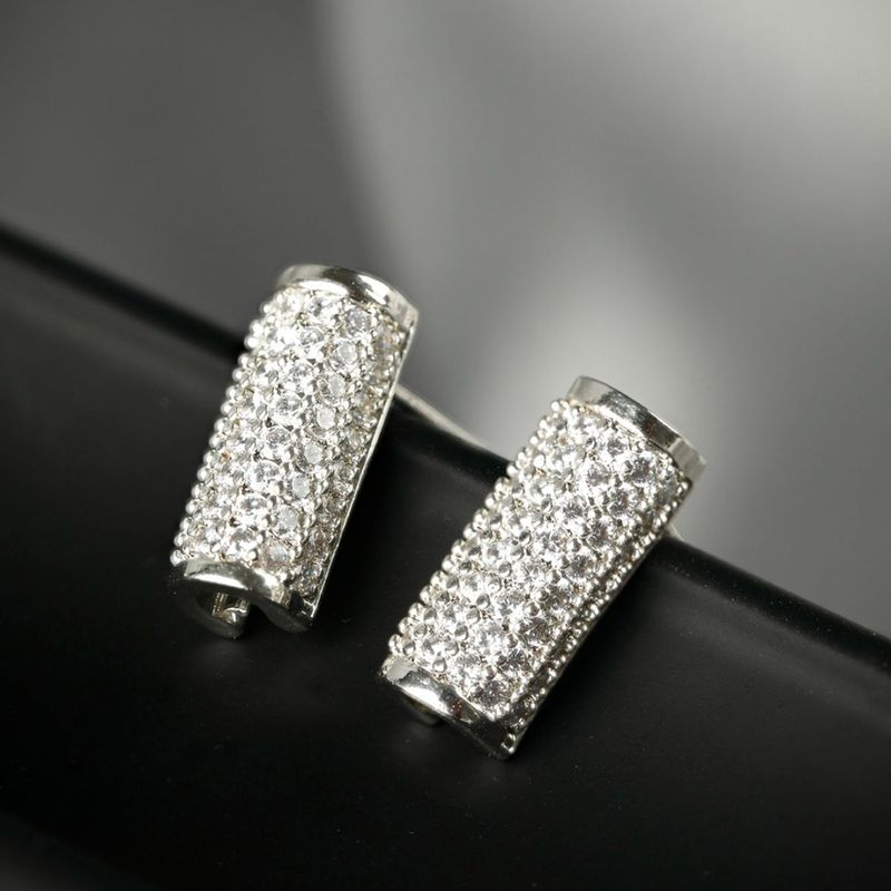 Buy Sheer by Priyaasi Sterling Silver American Diamond Half Sphere ...