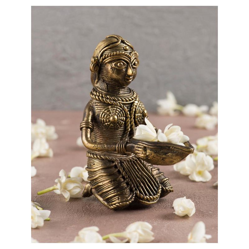 Buy Fabindia Yatan Brass Diya Online