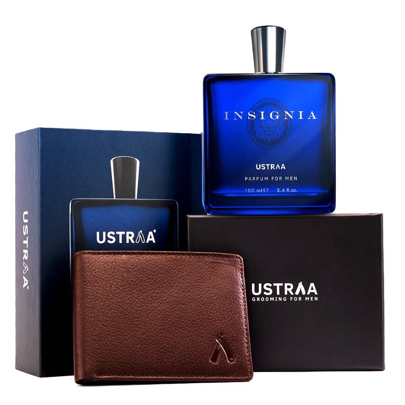 Buy Ustraa Wallet & Insignia - Perfume For Men Online