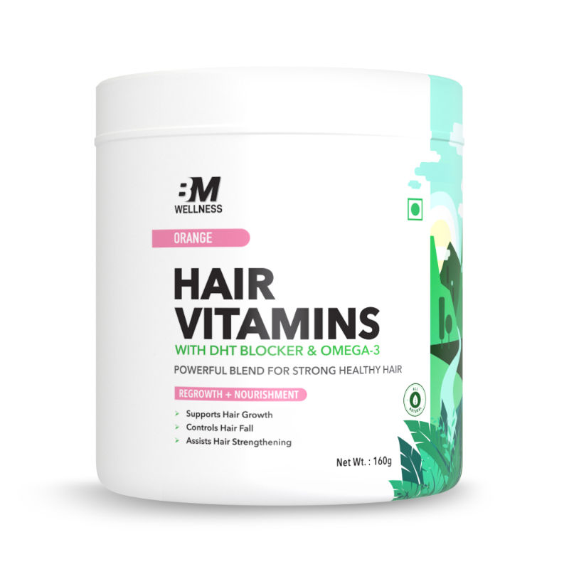 Buy BM Wellness Hair Vitamins - Orange Online