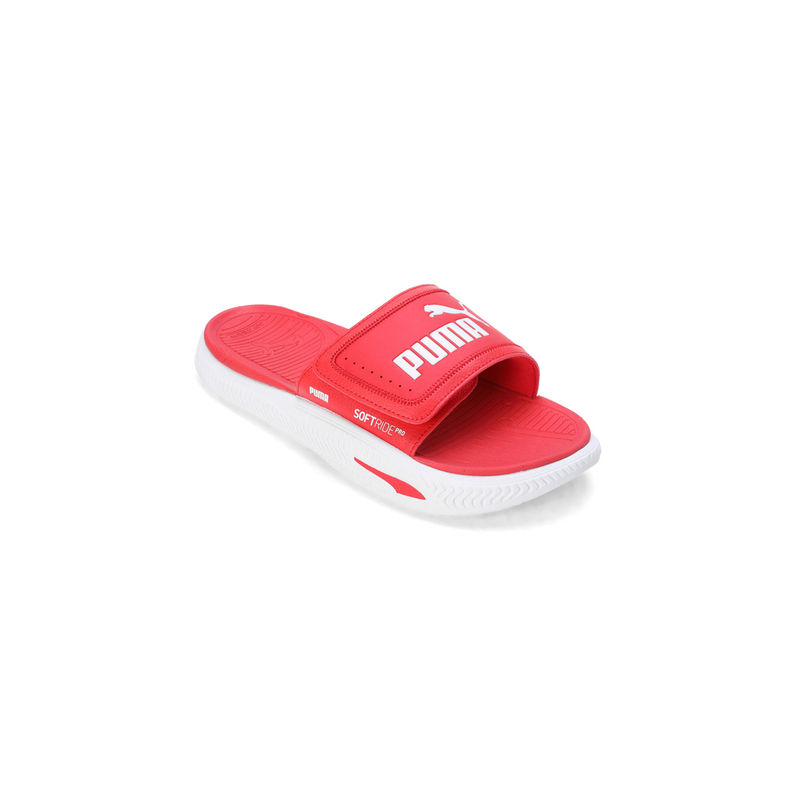 Buy Puma SoftridePro Slide 24 V Unisex Red Sliders Online