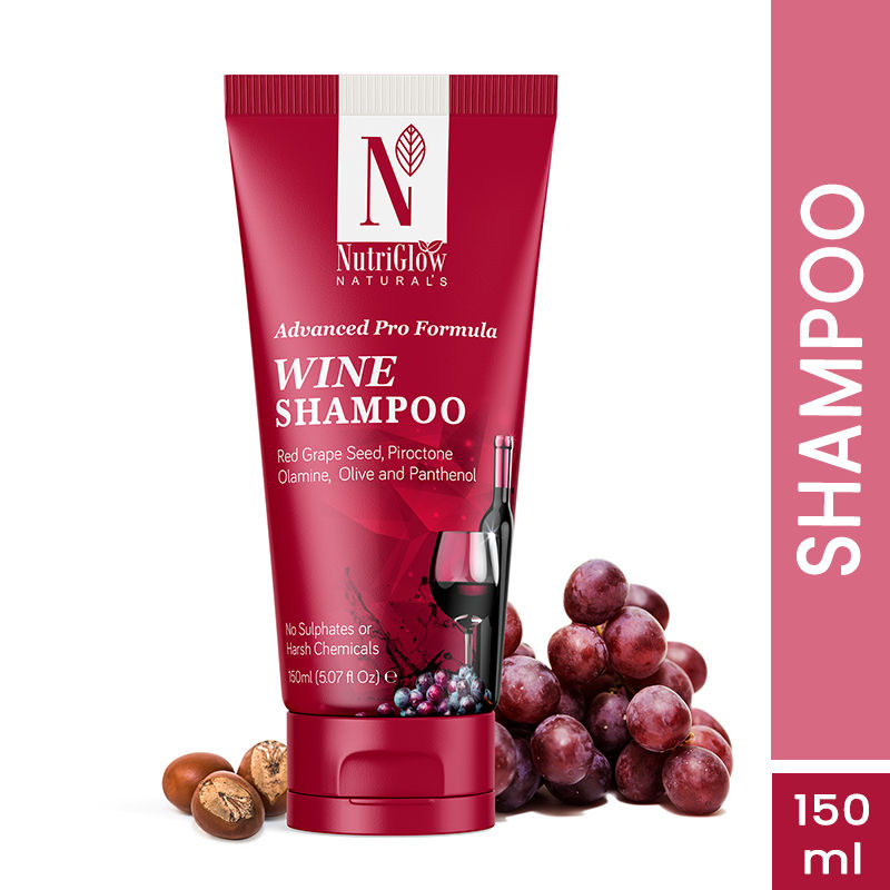 Buy NutriGlow Natural's Advanced Pro Formula Wine Shampoo Online
