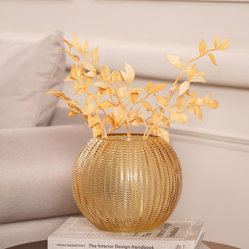 Buy Pure Home + Living Tybur Small Gold Vase Online