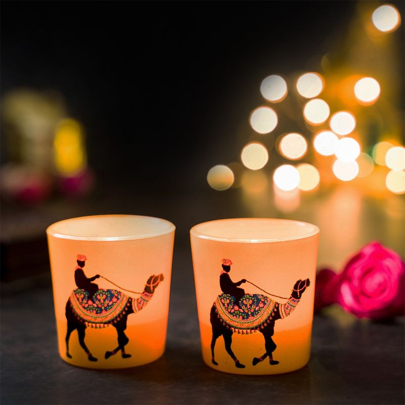 Buy KOLOROBIA Princely Camel Candle Votive Online