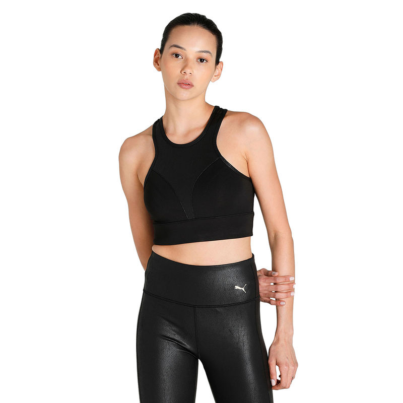 Buy Puma Moto Top Womens Black Bra Online