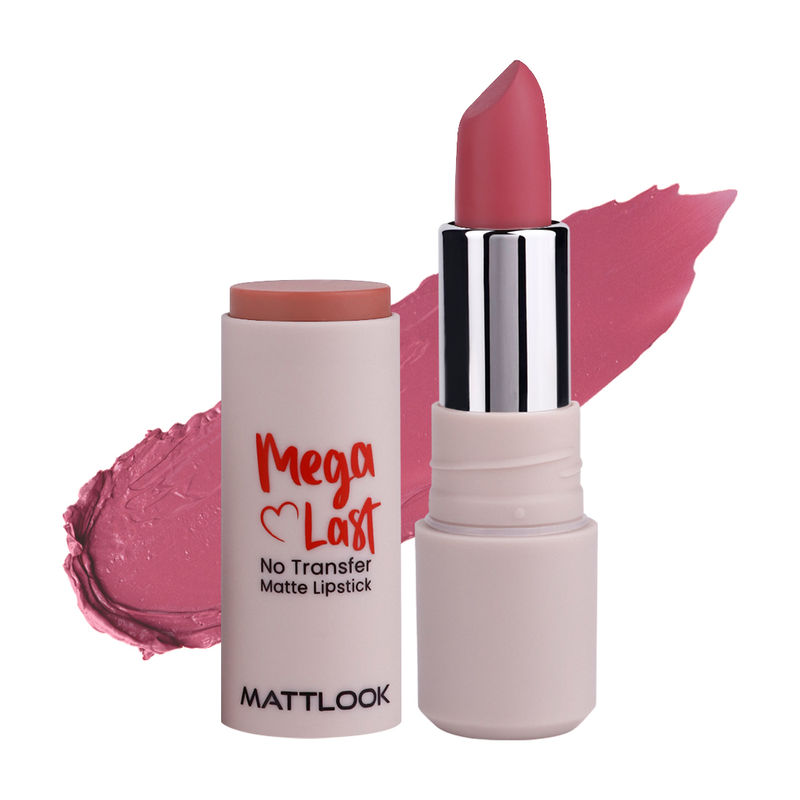 Buy Matt look Mega Last No Transfer Matte Lipstick Online