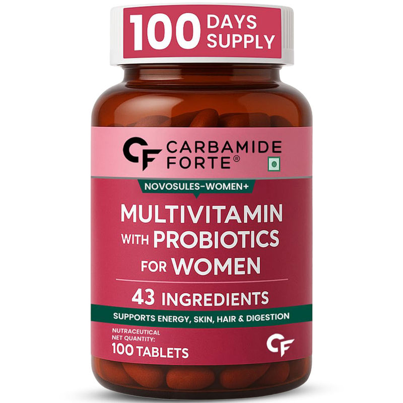 Buy Carbamide Forte Multivitamin Tablets for Women, With Probiotics ...