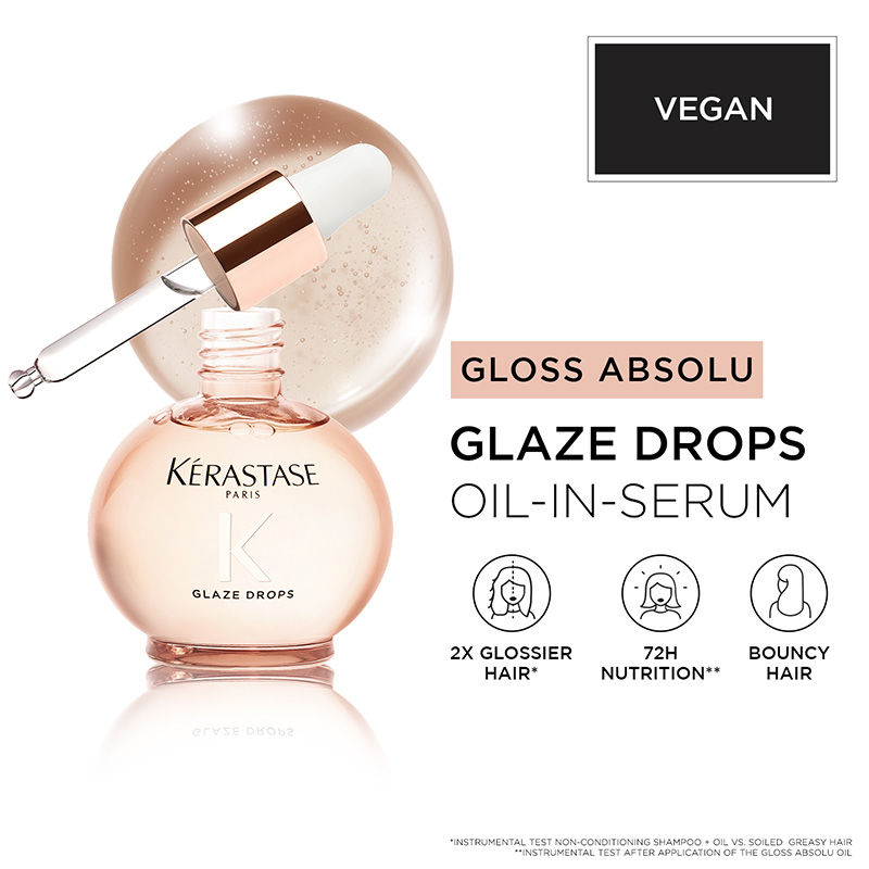 Buy Kerastase Gloss Absolu Anti-Frizz Glaze Oil Drops For Bouncy ...