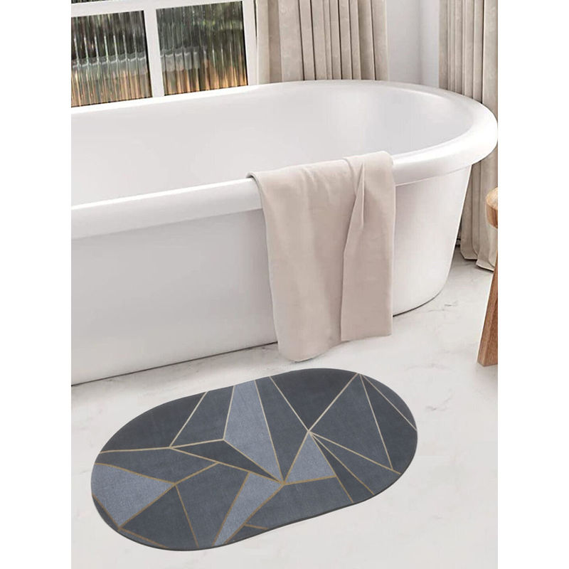 Buy HOSTA HOMES 11D Printed Antiskid Door Bath Mats Multicolor Online