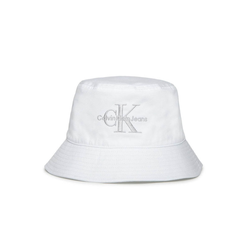 Buy Calvin Klein Solid White Cotton Hat Online