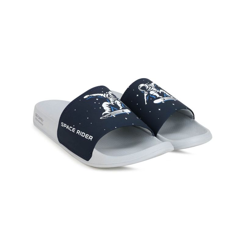 Buy Campus Space Rider-sl Navy Blue Sliders Online