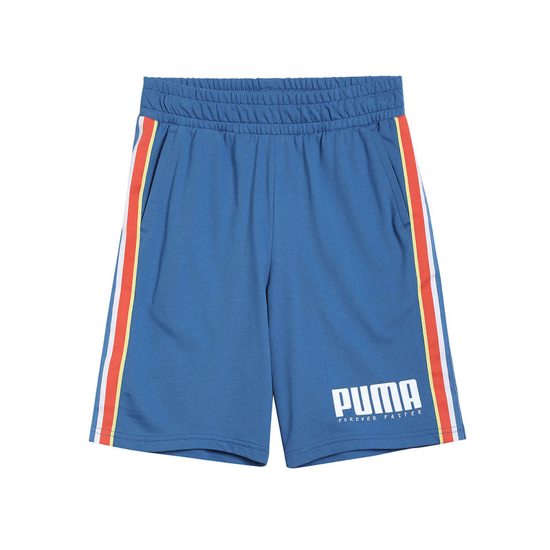 Puma Printed Alpha Youth Shorts - Blue: Buy Puma Printed Alpha Youth ...