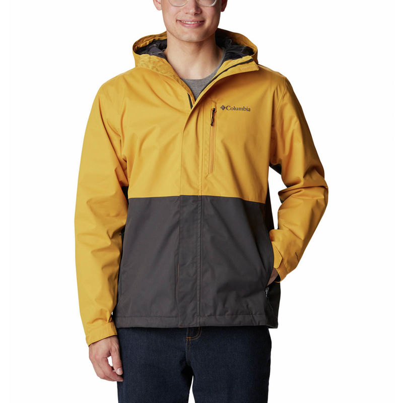 Buy Columbia Mens Yellow Hike Bound Full Sleeve Trekking Hiking Rain ...