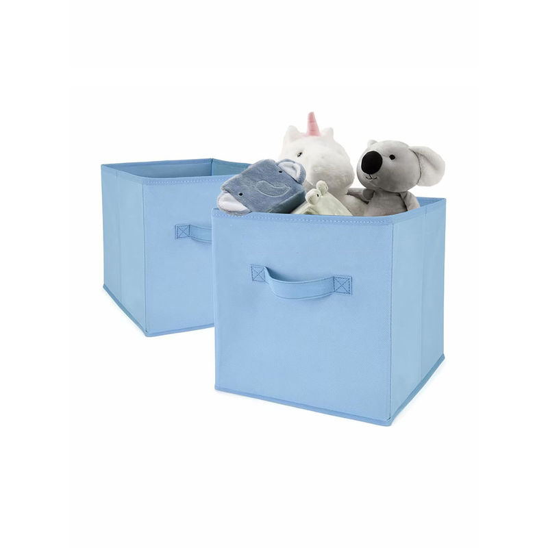 Buy Anko Large Foldable Storage Cube In Basket (Set Of 2) Online