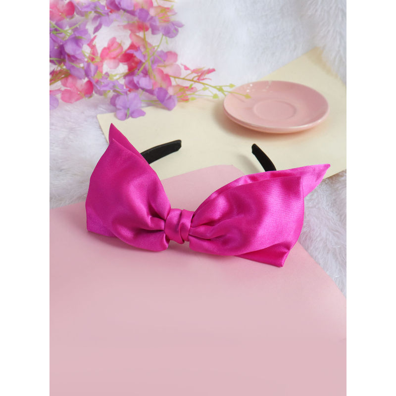 Buy Soho Boho Studio Pink Bow Venessa Headband Online