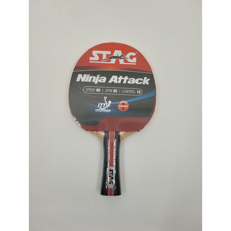 Buy STAG Ninja Attack TT Racket ITTF Approved Anatomic Online