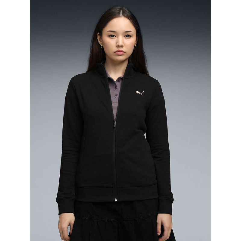Buy Puma Essentials Zipper Women's Full-Zip Black Jacket Online