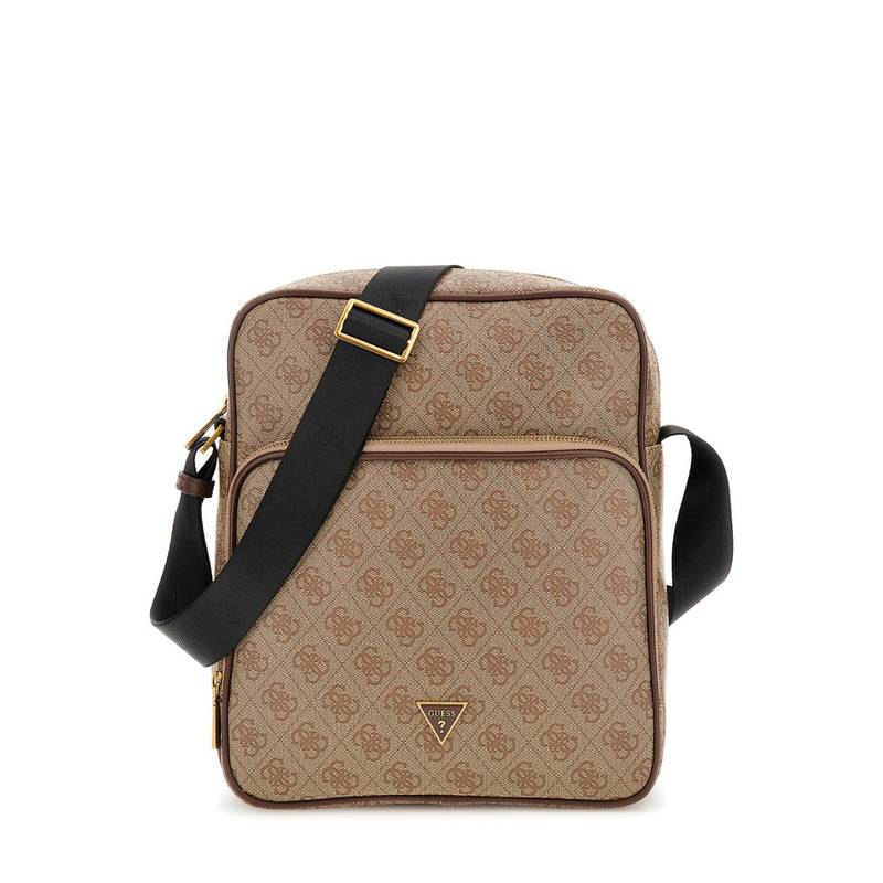 Buy Guess Men Beige Printed Sling Bag Online