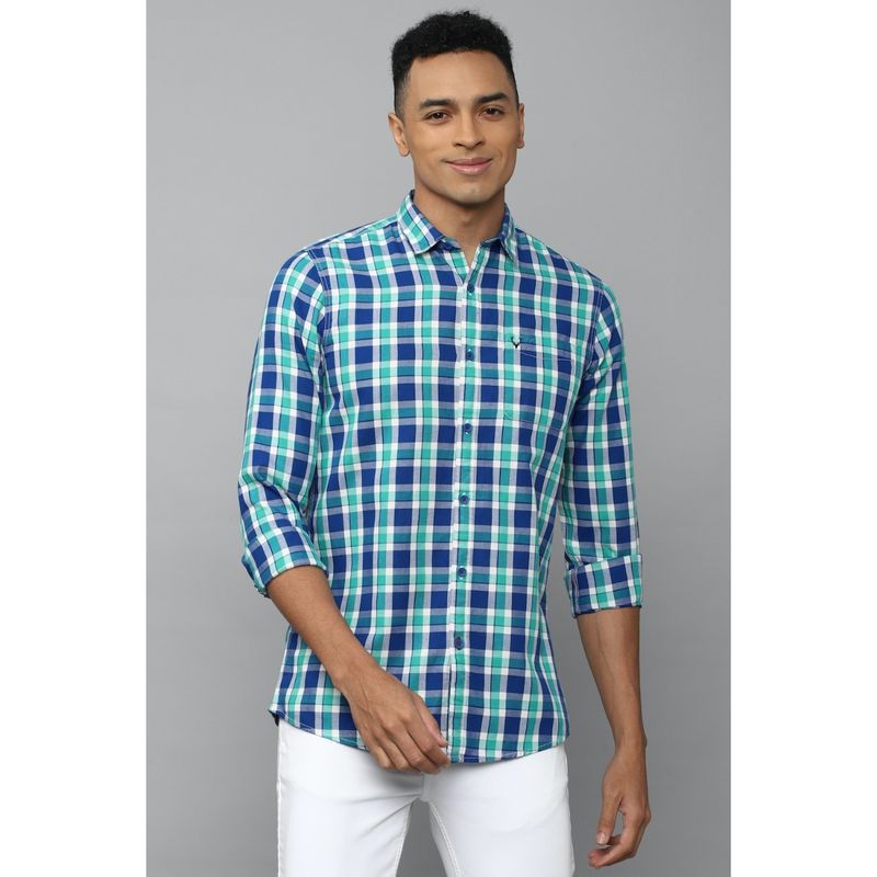 Buy Allen Solly Men Multi Custom Fit Check Full Sleeves Casual Shirt Online