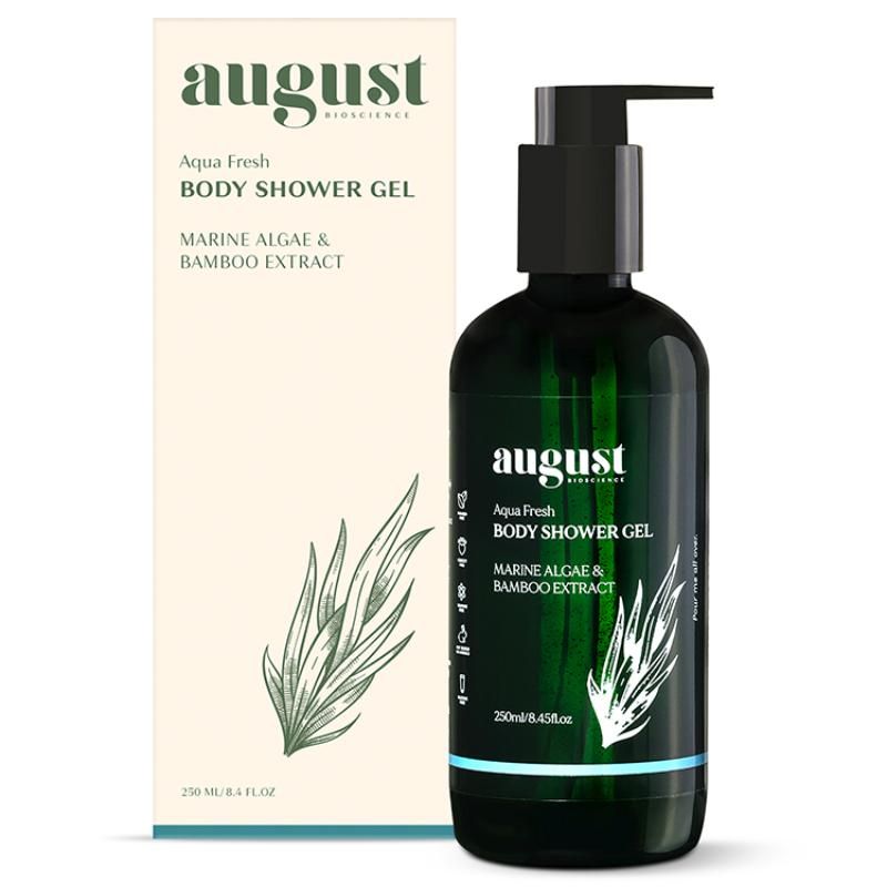 Buy August Bioscience Marine Algae & Bamboo Body Wash, Hydrating & Even ...