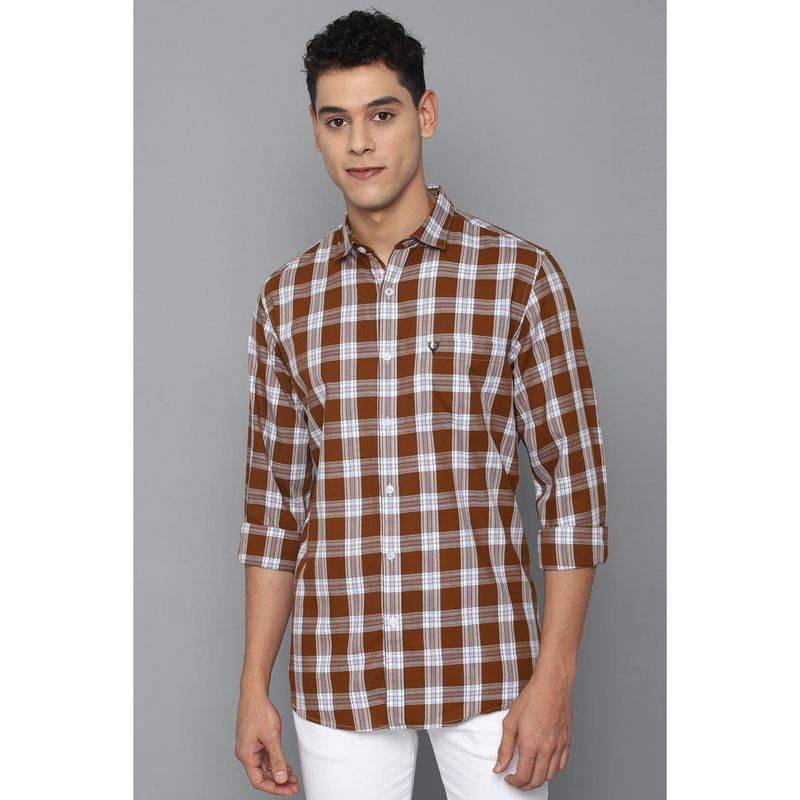 Buy Allen Solly Brown Shirt Online