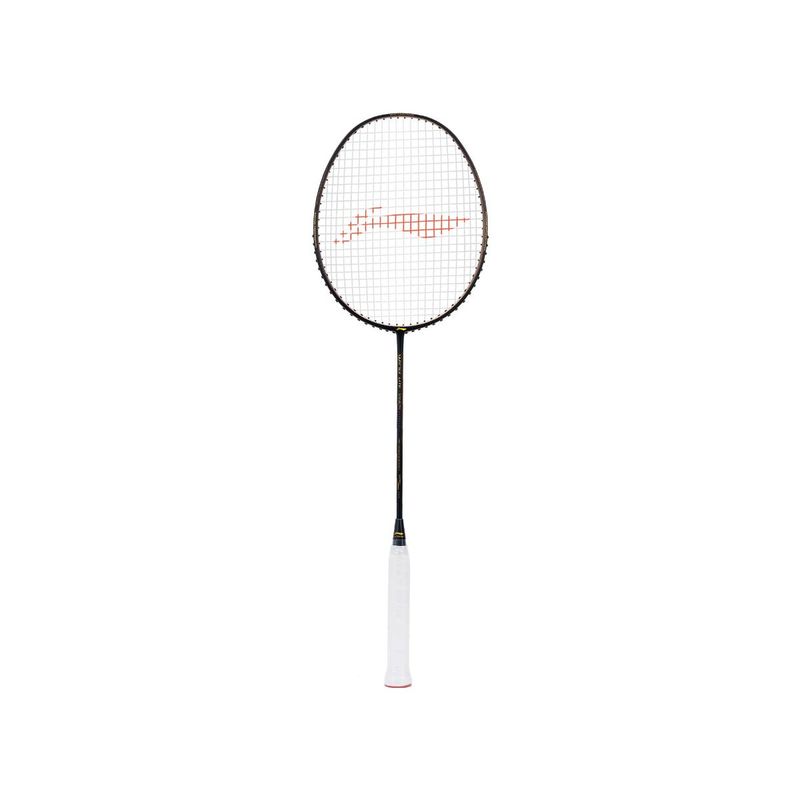 Buy Li-Ning Wind Lite Stealth Strung Badminton Racquet (Black, Brown 77 ...
