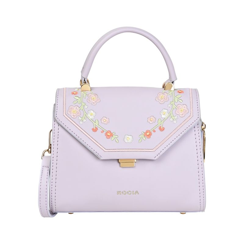Buy ROCIA By Regal Purple Women Embroidery Sling Bag Online