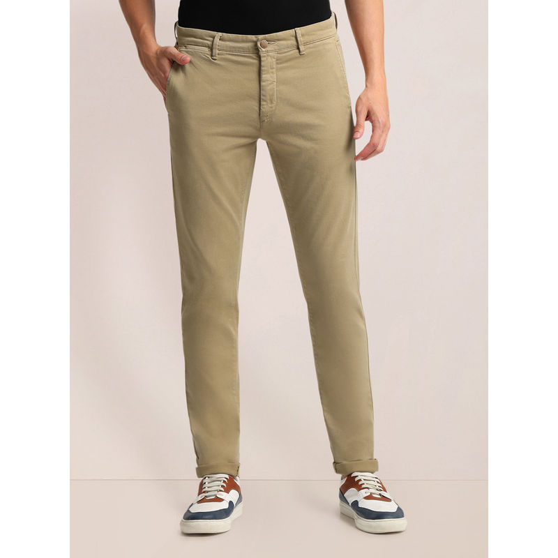 Buy U.S. POLO ASSN. Slim Straight Fit Dobby Chinos Online