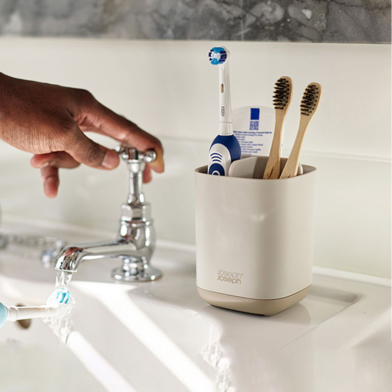 Buy Joseph Joseph EasyStore Toothbrush Caddy Small - Ecru Online